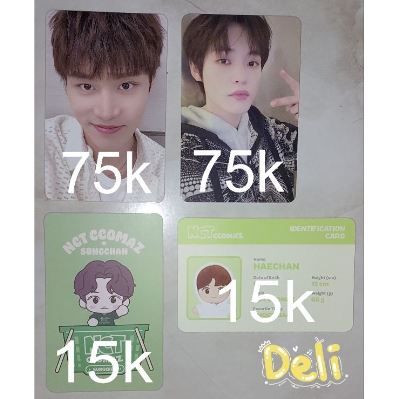 Jual NCT Dream 127 Ccomaz Unsealed Trading Card TC Blue Red Ver. Chenle ...