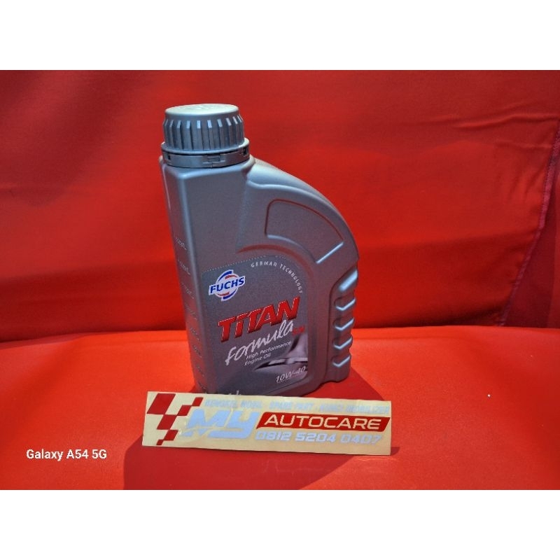 Jual OLI MESIN FUCHS TITAN FORMULA SN 10W-40 1LITER | Shopee Indonesia