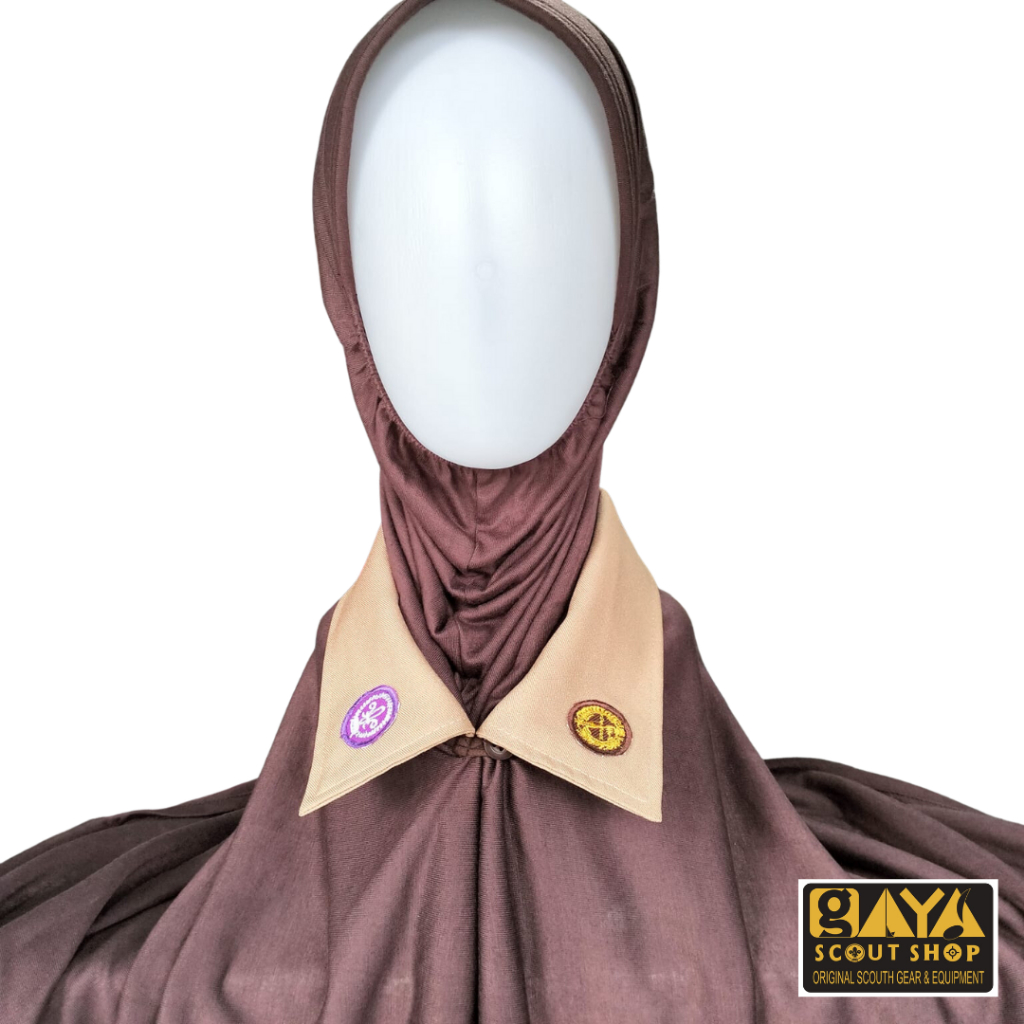 Jual Jilbab Hijab Bergo Pramuka Berkerah Termurah Shopee Indonesia