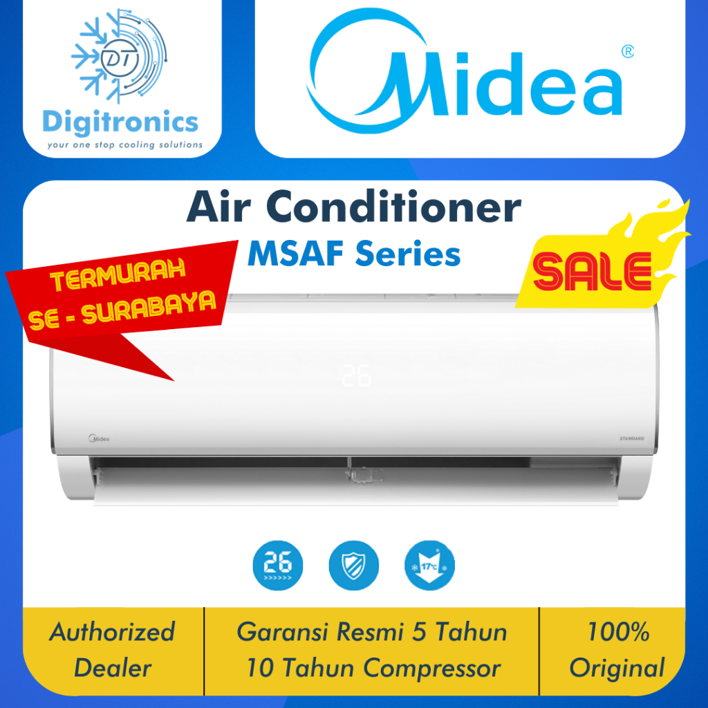 Jual AC Midea MSAF Series | Standard Low Watt | Shopee Indonesia