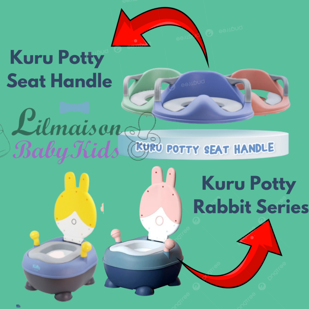 Jual Kuru Baby Potty Seat with Handle - Alas Duduk Toilet Anak | Pispot ...