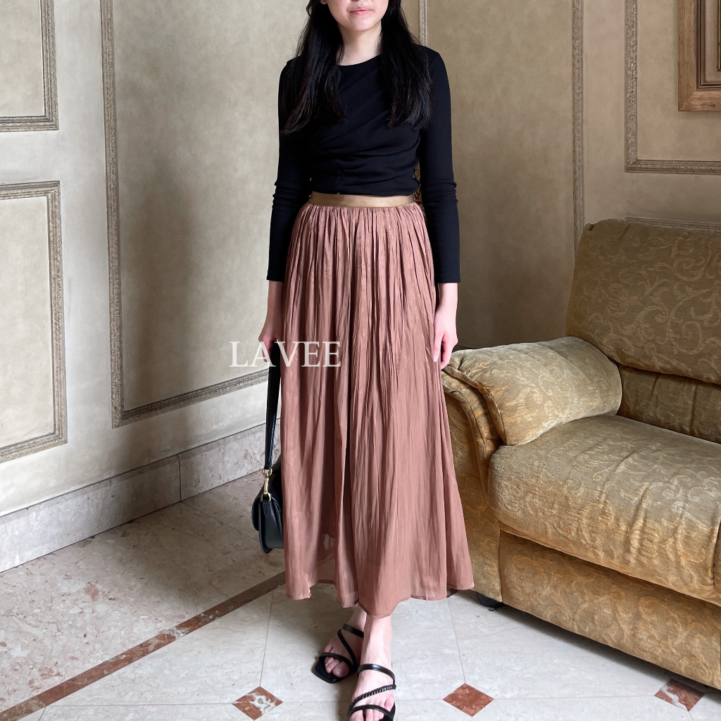 Jual LAVEE - Claudia Shimmer Skirt - LAVEE APPAREL / Rok Shimmer Maxi ...