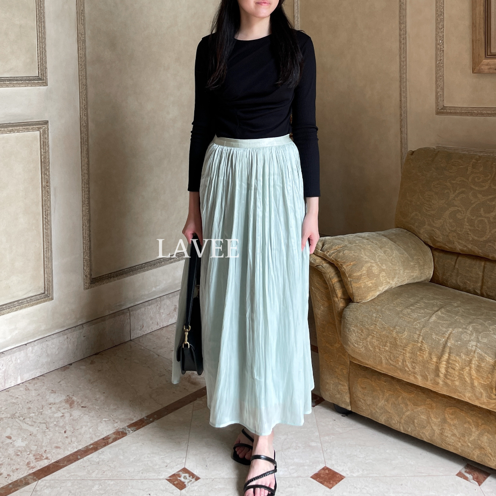 Jual LAVEE - Claudia Shimmer Skirt - LAVEE APPAREL / Rok Shimmer Maxi ...