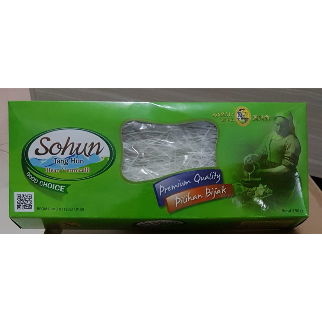 Jual (FI)Sohun Tang Hun 150GR Mamata Brand | Shopee Indonesia