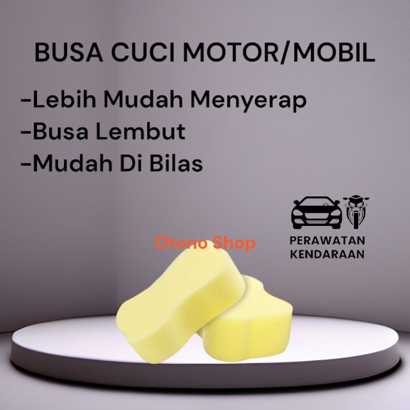 Jual Sponge Busa Cuci Motor Mobil - Busa Foam Wash Tebal | Shopee Indonesia