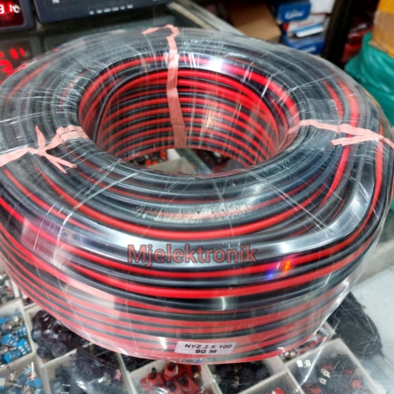 Jual Kabel NYZ Montoya 2x100 90meter Roll Merah Hitam 2x2,5mm Original | Shopee Indonesia
