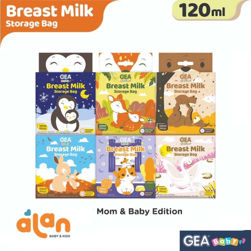 Jual Alan Baby Kids - - Gea Baby 120ml Breast Milk Storage Bag - Mom ...
