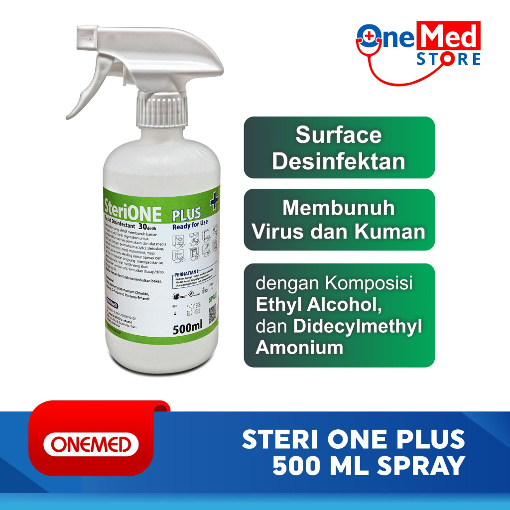 Jual Onemed SteriOne Plus 500ml Spray - Desinfektan OJ | Shopee Indonesia