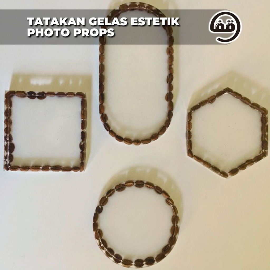 Jual Tatakan Unik Gelas Kopi Estetik Cafe Hotel Properti Poto Produk ...