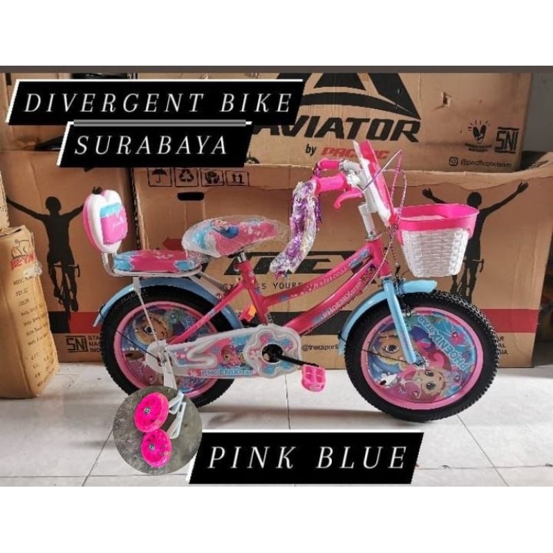 Jual Sepeda Anak Perempuan Mini Ukuran 12 / 16 / 18 Phoenix Star Lampu ...