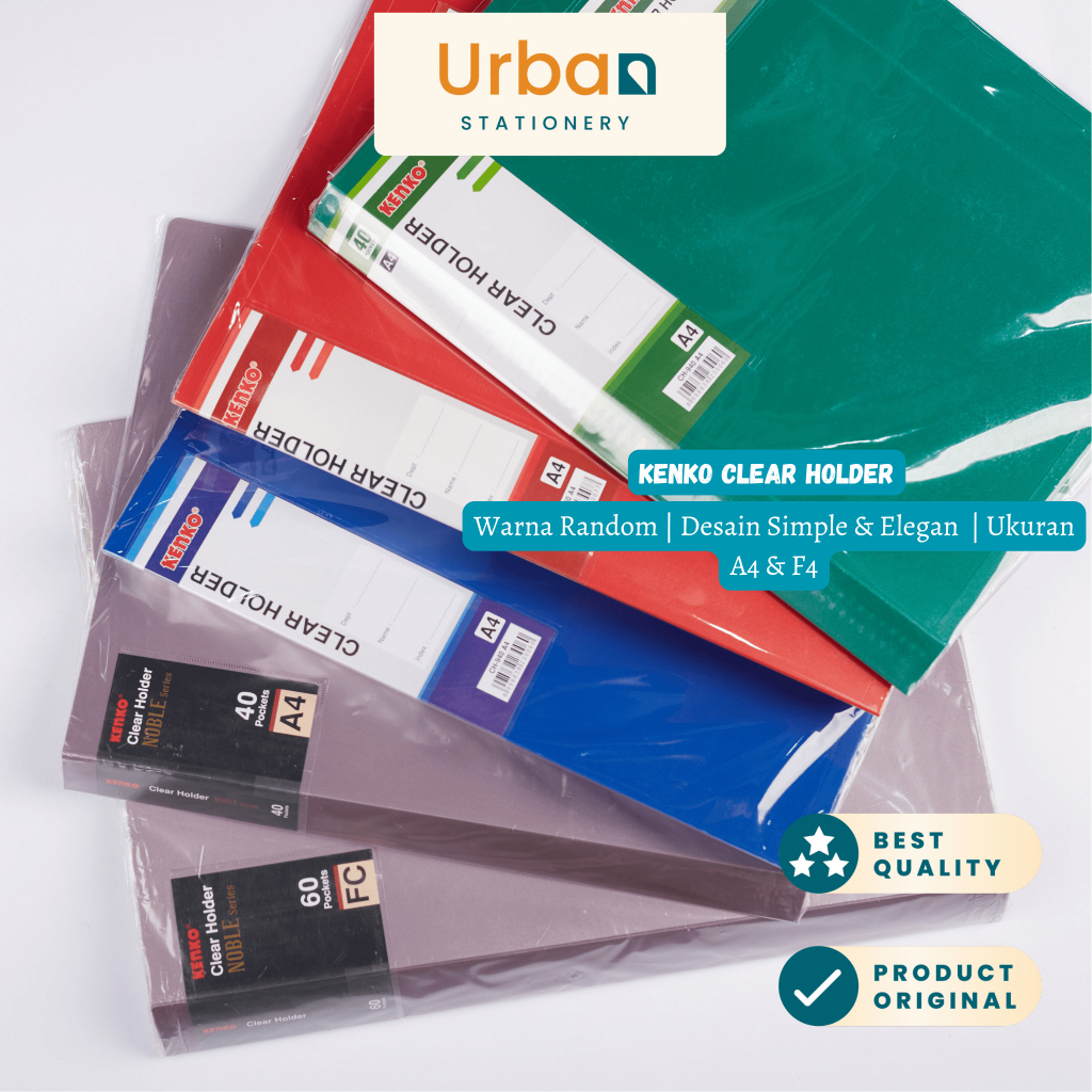 Jual Kenko Clear Holder / Map File / Display Book / File Organizer A4 ...