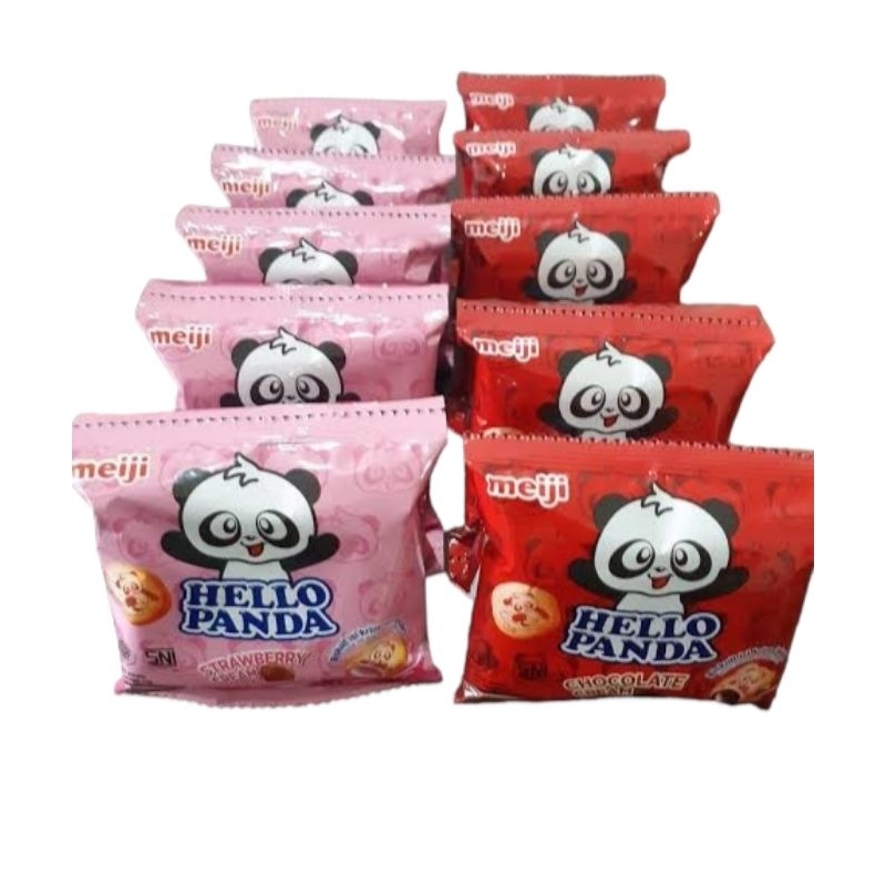Jual Biskuit Hello Panda Meiji renceng isi 10 pcs | Shopee Indonesia