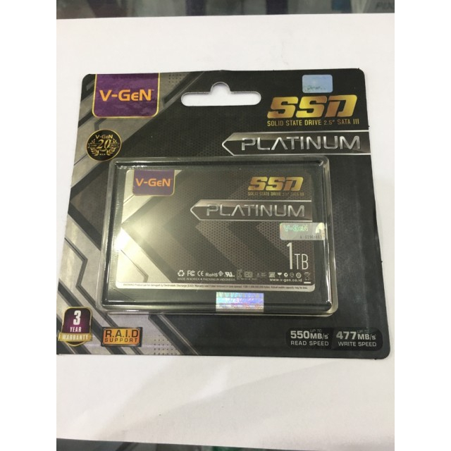 Jual SSD V-GEN PLATINUM 128GB / 256GB / 512GB / 1TB | Shopee Indonesia