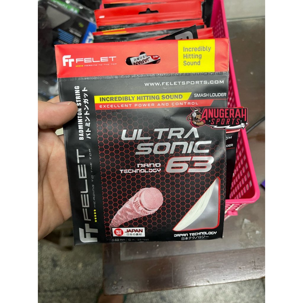 Jual Senar Raket Badminton FELET ULTRA SONIC 63 / ULTRASONIC 63 ...