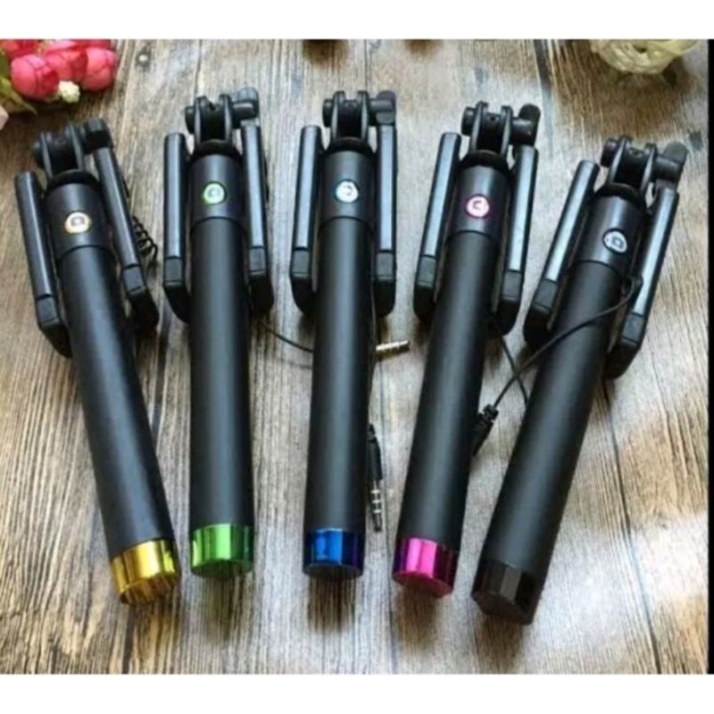 Jual Tongsis full black/monofod full black Selfie stick/Tongsis Holder ...