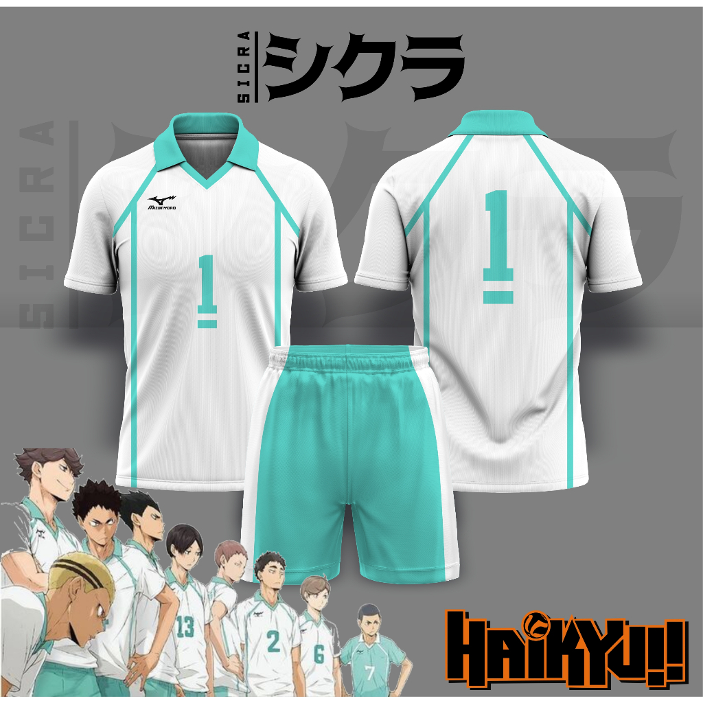 Jual HAIKYUU !! Jersey Anime AOBA JOHSAI Cosplay Bola Manga | Shopee ...