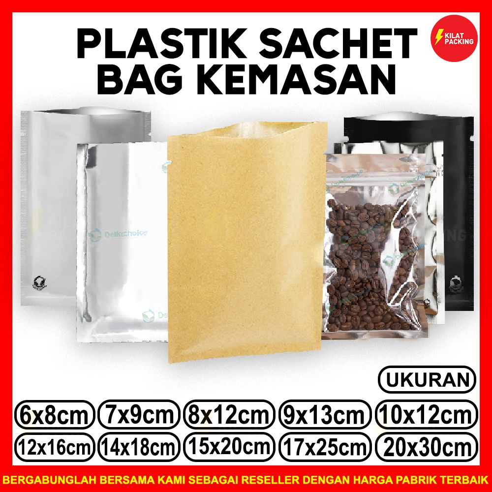 Jual Plastik Sachet Bag Saset Alumunium Foil Saset Rempah Saset Kopi ...