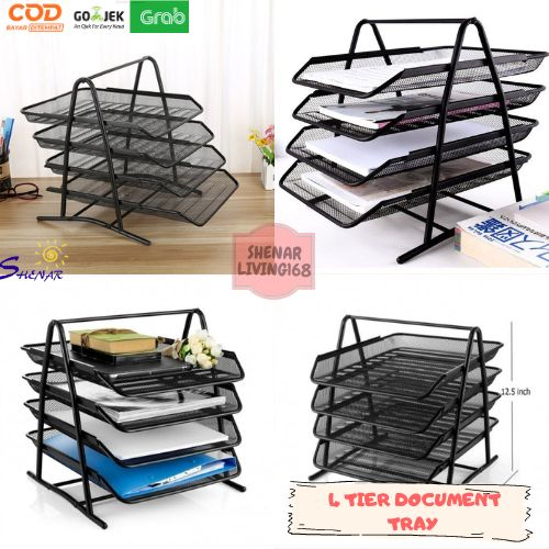 Jual RAK 4 TINGKAT / RAK DOKUMEN / RAK BERKAS, 4 TIER DOCUMENT TRAY ...