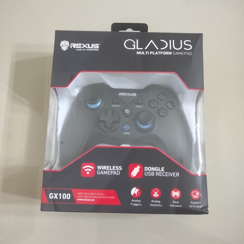 Jual WIRELESS GAMEPAD REXUS GLADIUS GX100 (SECOND) | Shopee Indonesia