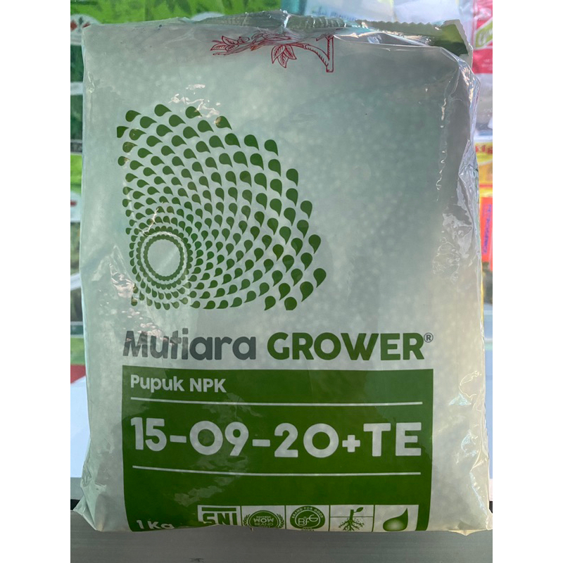 Jual Pupuk NPK Mutiara Grower 15 -19-20+TE 1 Kg | Shopee Indonesia