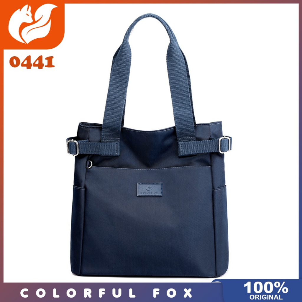 Jual Colorful fox ori - Tas bahu wanita colorful fox 0441 nilon ...