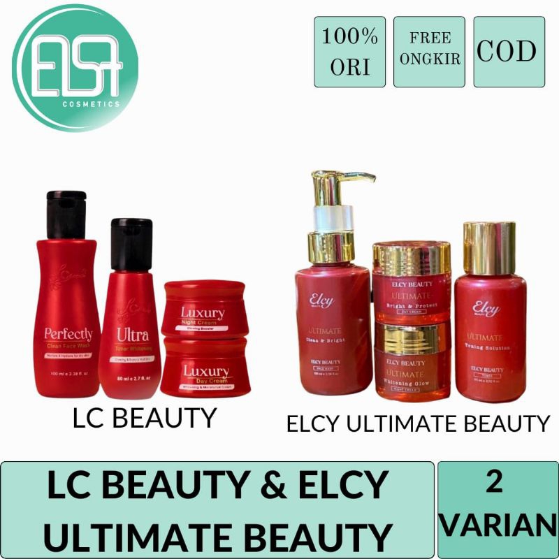 Jual ELCY beauty ULTIMATE new packing/ Paket Lc beauty / Cream Lc ...