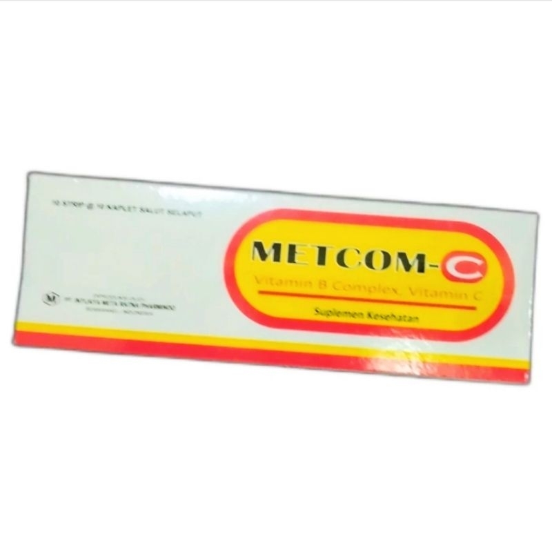 Jual METCOM C - B Complex + Vitamin C (100's /Dus) | Shopee Indonesia