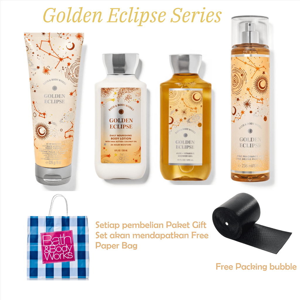 Jual BBW Golden Eclipse Series | Body Lotion Body Mist Shower Gel / Sabun Mandi Bath & Body ...
