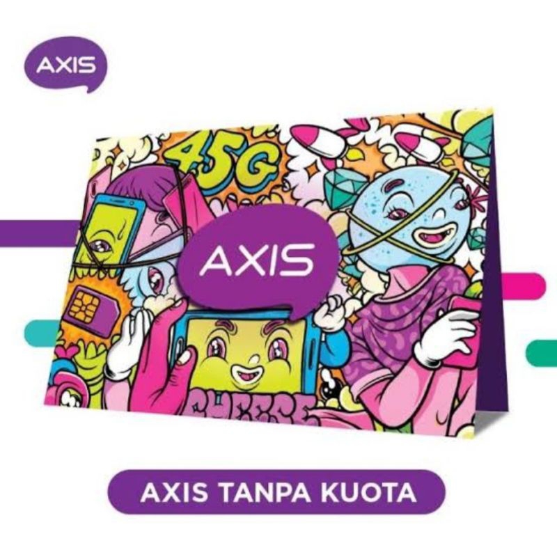 Jual KARTU PERDANA AXIS REGULAR 0K NASIONAL COVER 2025 | Shopee Indonesia