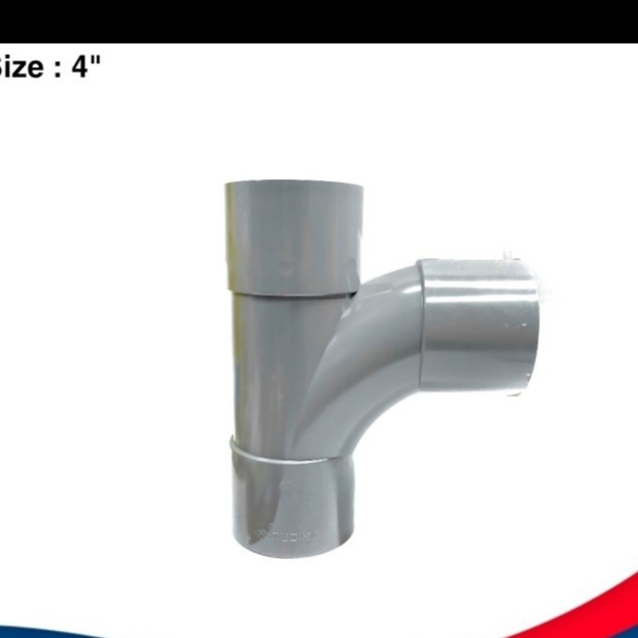 Jual LARGE RADIUS TEE Y 90* derajat RUCIKA 4 X4 inch AW 4 inch TY | Shopee Indonesia