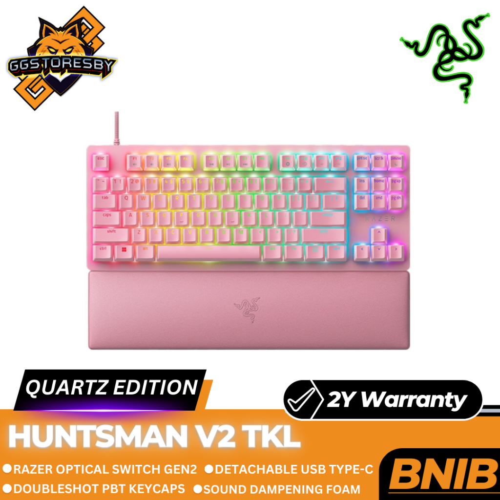 Jual RAZER HUNTSMAN V2 TKL OPTICAL - QUARTZ Gaming Keyboard | Shopee Indonesia
