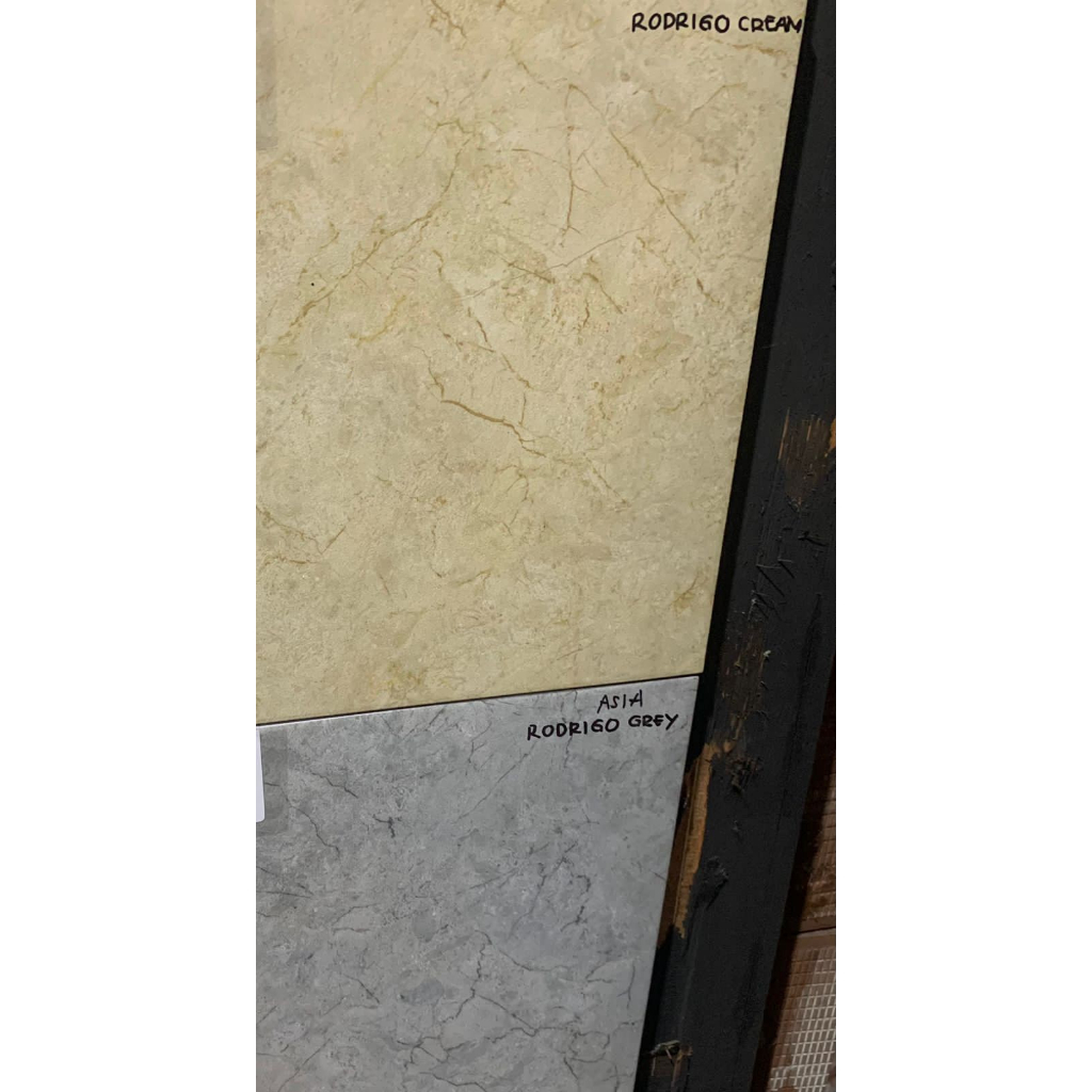 Jual Keramik Asia Rodrigo Grey Cream Lantai kasar 25x25 | Shopee Indonesia