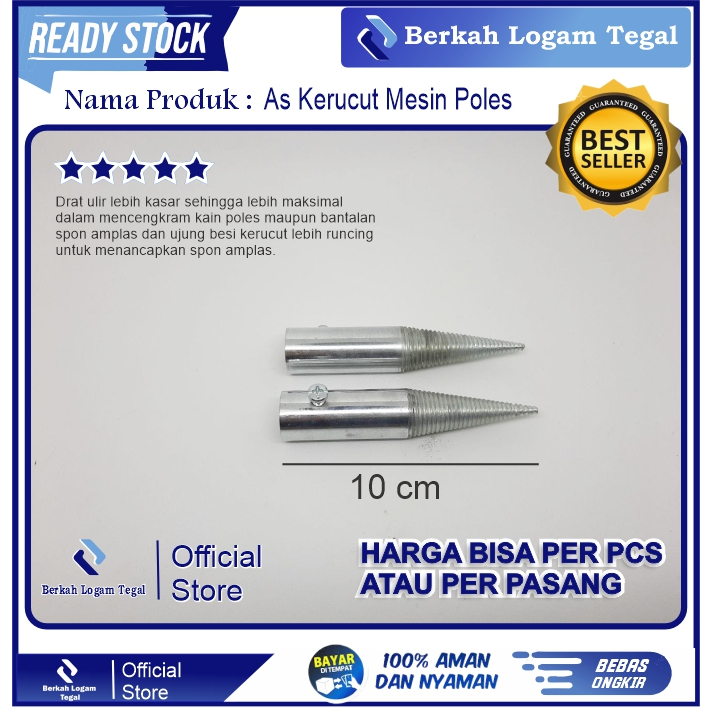 Jual As Poles Besi Kerucut Untuk Gerinda Panjang Panjang 10 cm | Shopee ...
