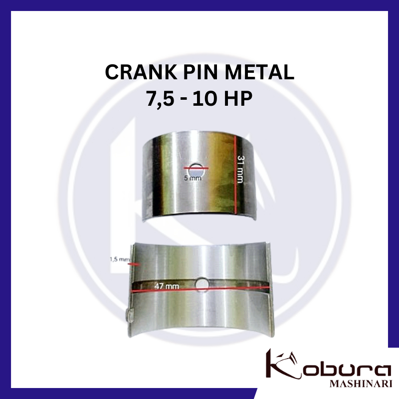 Jual Crank Pin Metal 7,5 - 10 HP Metal Jalan Metal Stang Kompresor ...