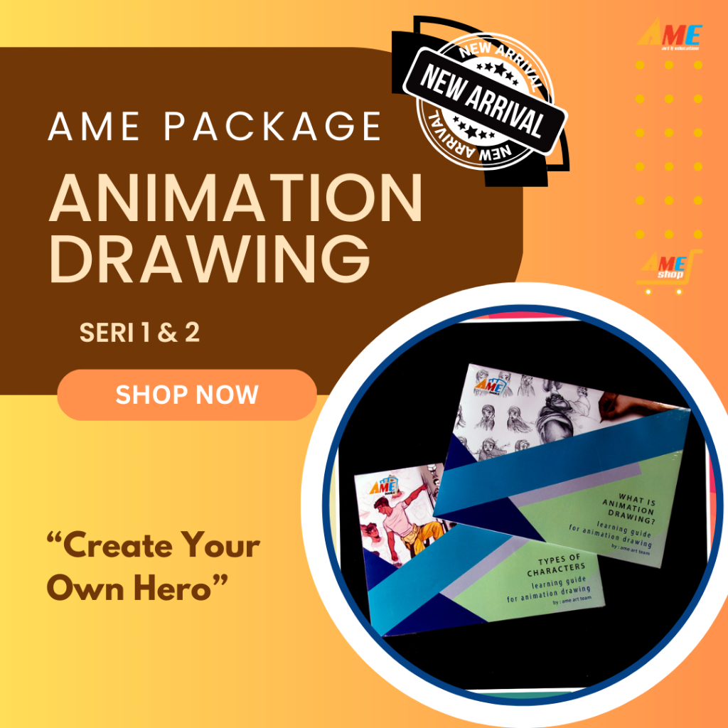 Jual AME Animation Drawing 1,2 Package | Shopee Indonesia