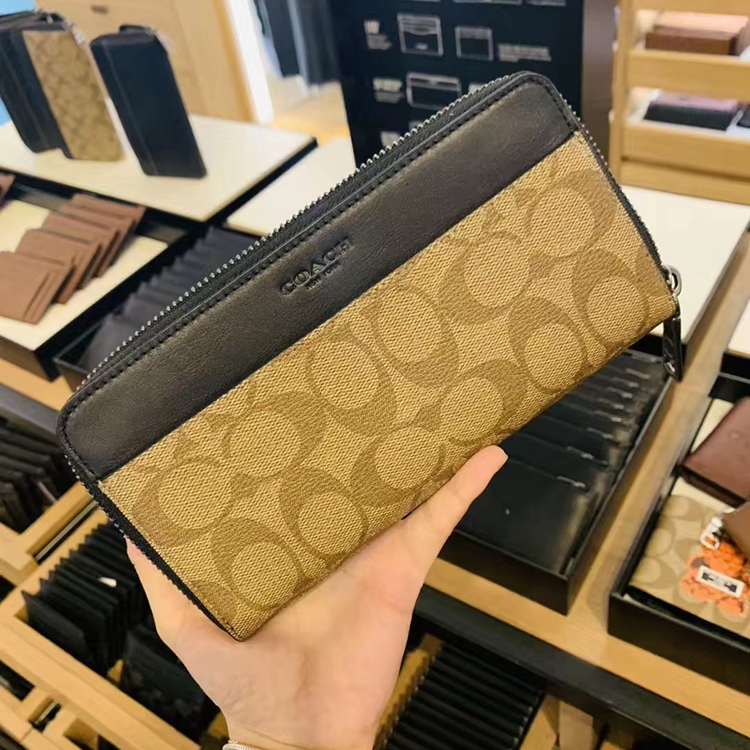 Jual Coach Dompet Pria Men Wallet Dompet Lipat Pria Fullset ORIGINAL ...