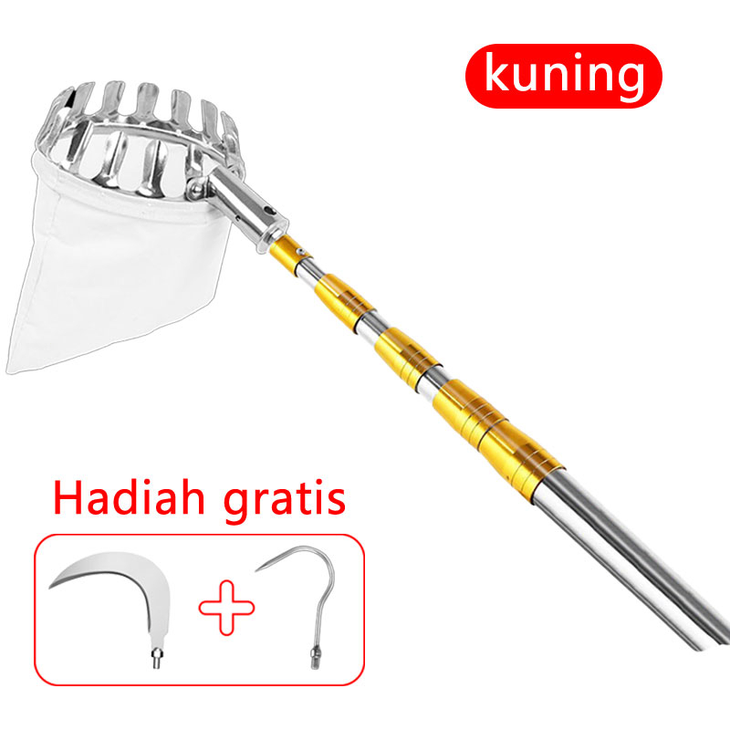 Jual 10M Tongkat Panjang Untuk Petik Buah metal fruit picker / Gergaji Pemangkasan Cabang ...
