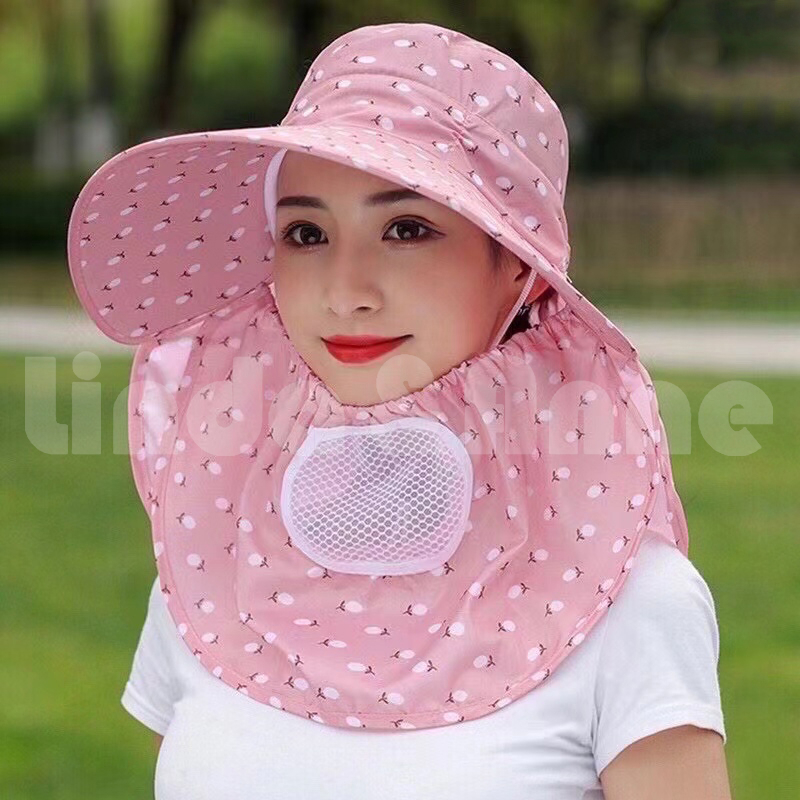 Jual [COD] Topi Musim Panas Wanita Pelindung Sinar Matahari Dengan ...