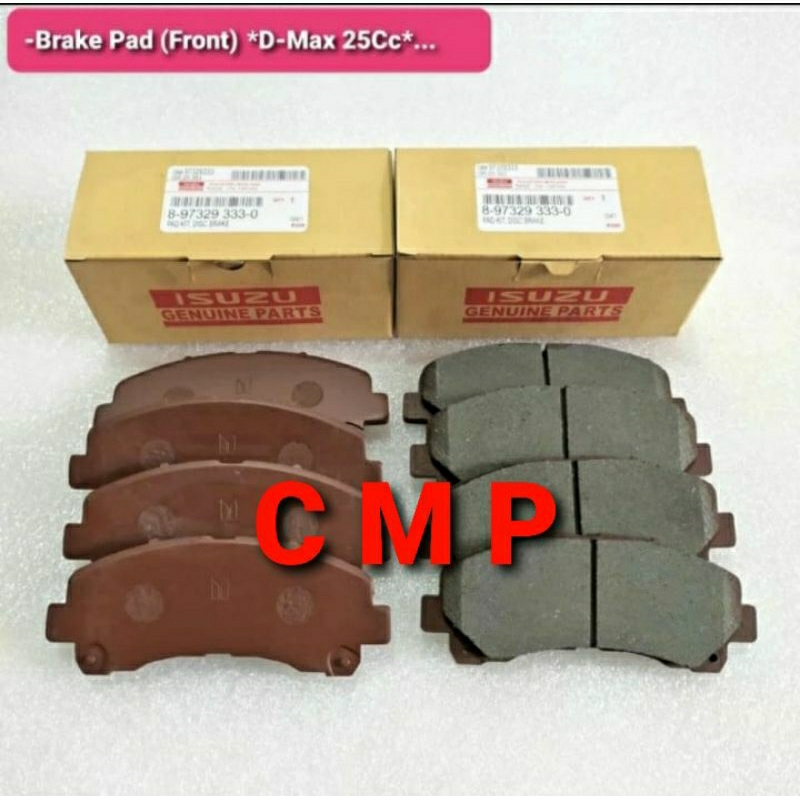 Jual BRAKE PAD KAMPAS REM DEPAN ISUZU DMAX D-MAX 2.5 2500CC HARGA 1SET | Shopee Indonesia