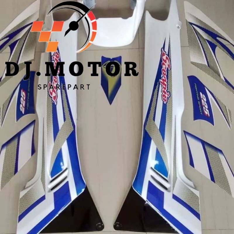Jual cover body belakang scorpio steko kotak z putih | Shopee Indonesia