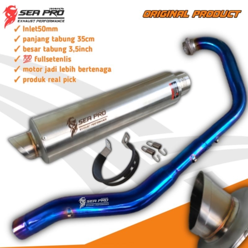 Jual Knalpot CBR150R R15 VIXION CB150 SONIC SATRIA FU MT15 GSX150 ...