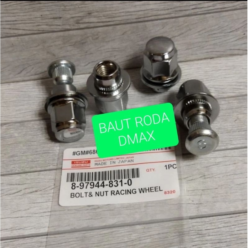 Jual BAUT RODA + MUR ISUZU DMAX D-MAX ORIGINAL | Shopee Indonesia