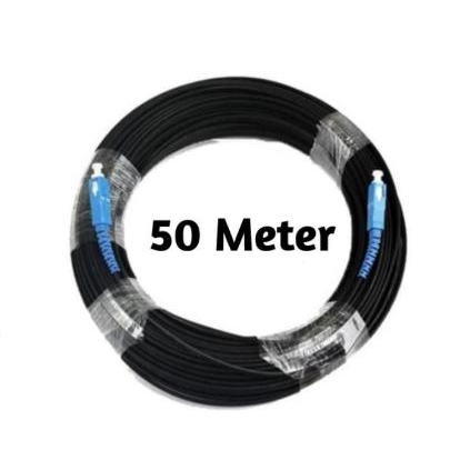Jual Kabel FO ftth dropcore precon fiber optik 50 METER SC-SC single ...