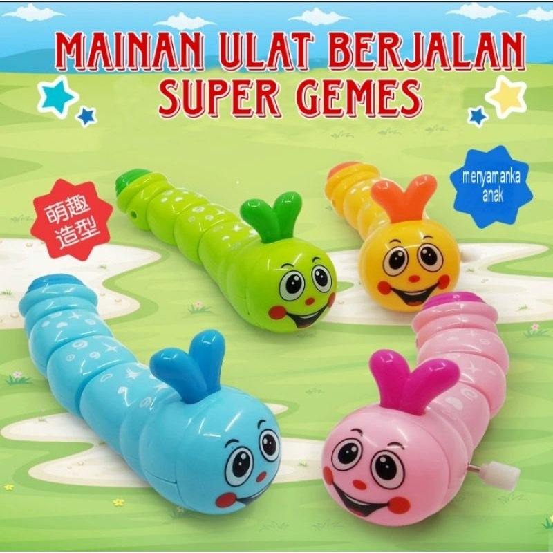 Jual Mainan Anak Bergerak Mainan Ulat Mainan Anak Kecil Mainan Anak ...