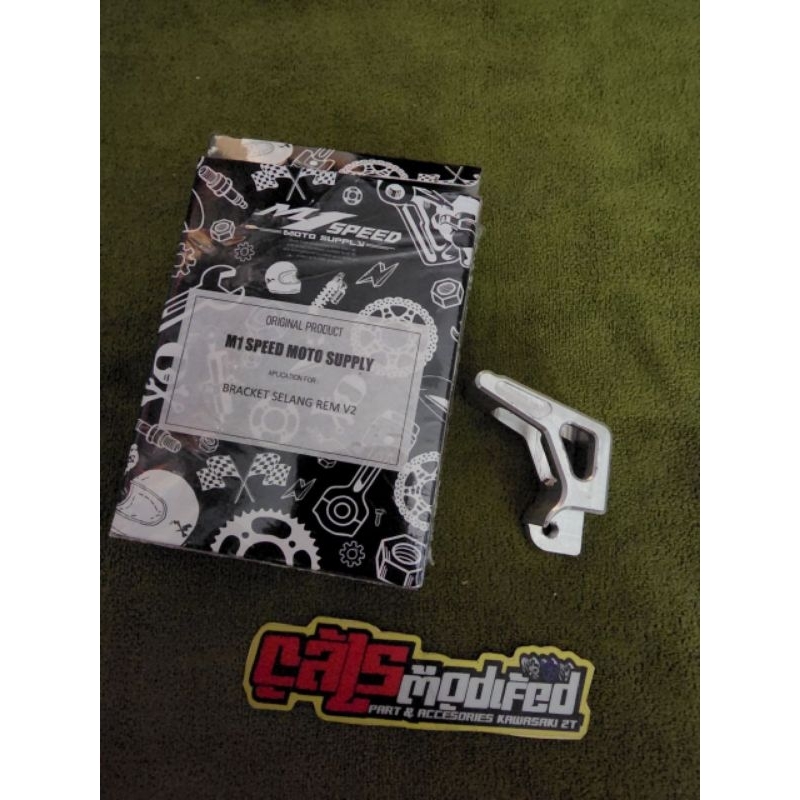 Jual BRACKET SELANG REM ALUMUNIUM DEPAN NINJA R SS DAN RR ORIGINAL ...