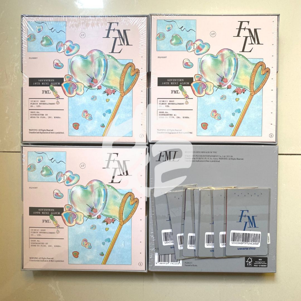 Jual [Ready] Seventeen FML Carat Version + Weverse Shop Benefit POB ...