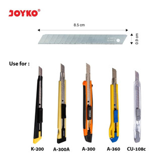 Jual Refill Isian Cutter Joyko A-100 kater kecil isi ulang cutter blade ...
