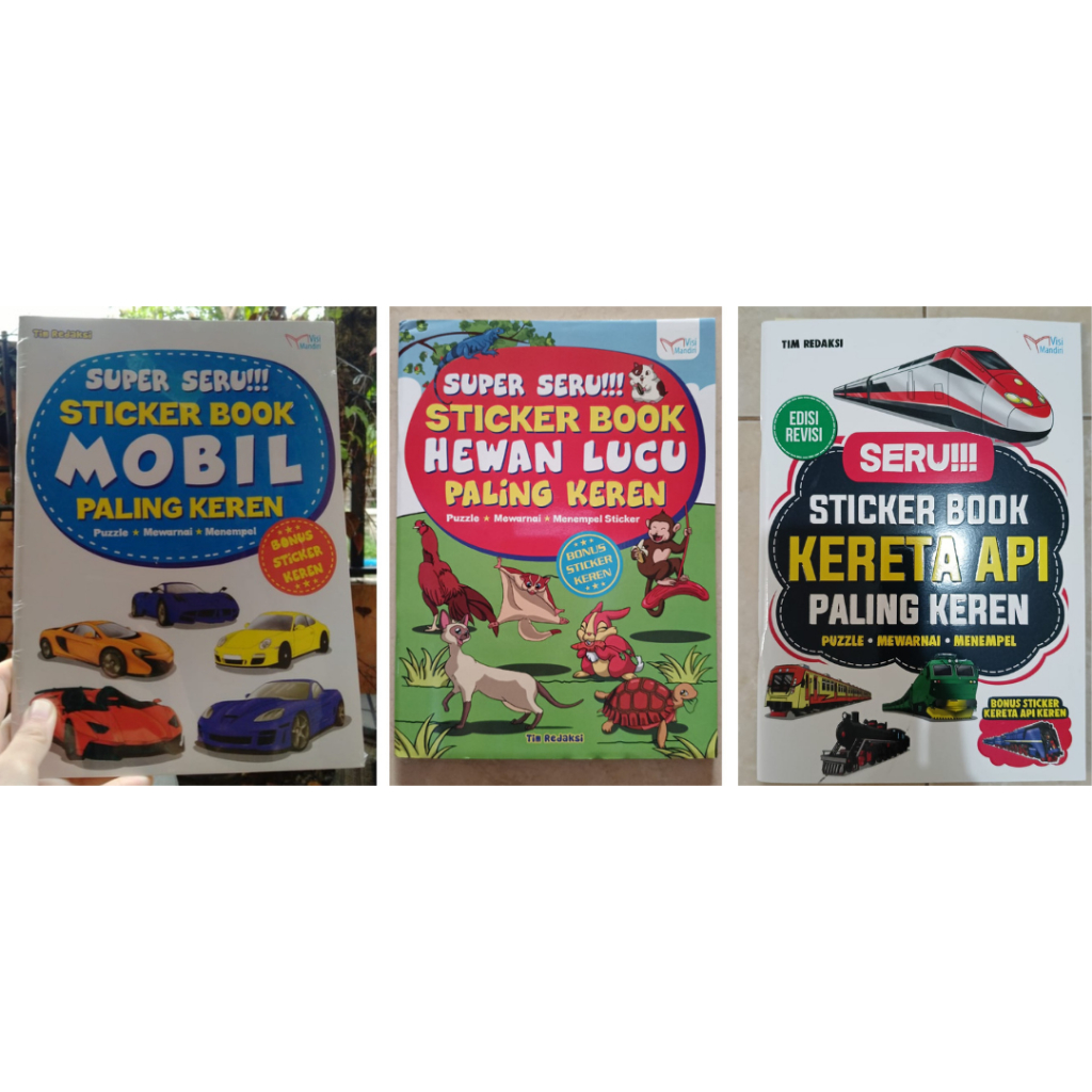 Jual buku sale / sticker book mobil paling keren | Shopee Indonesia