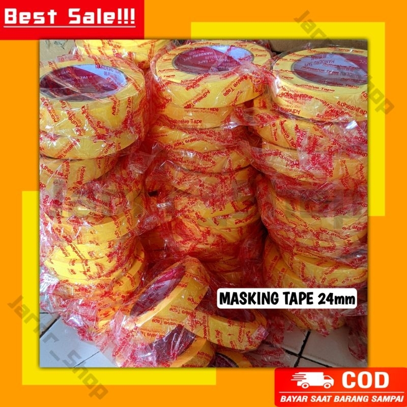 Jual Cuci gudang! Masking Tape 24mm Tipis Sedeng Tebel Cuci Gudang ...