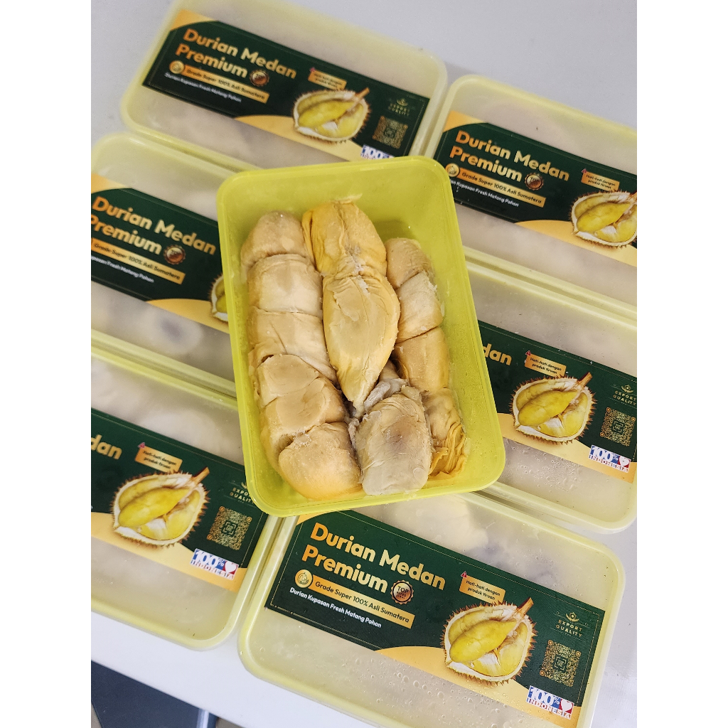 Jual Durian Medan Nias Sidikalang Sibolga 500 Gram Yellow Box | Shopee ...